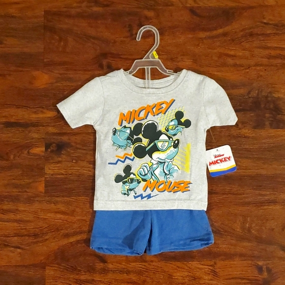 Disney | Matching Sets | Mickey Mouse 2piece Short Set 24m | Poshmark
